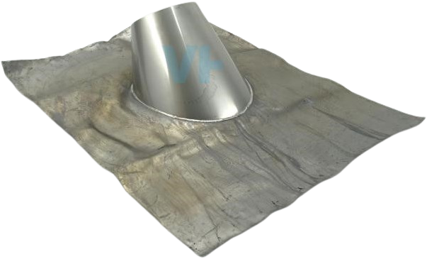 Dakplaat Lood 20-45° D| TBV Dubbelwandig RVS Ø100 mm | TBV Enkelwandig ...