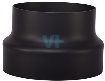 Verloop Boven Ø160-200 mm Zwart Staal 2mm | Alles voor het dak onder ...