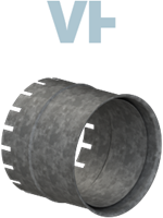 Nisbus Ø150 mm Gegalvaniseerd | Alles voor het dak onder één dak